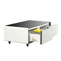 China Office Building Essential Primst Refrigerator Tea Table with Drawers and Wireless Charging for sale
