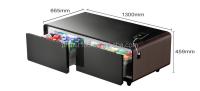 China NO Folded Party Tea Table Refrigerator with Metal Apartment Refrigerator and Freezer for sale