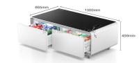 China NO Folded Party Tea Table Refrigerator with Metal Apartment Refrigerator and Freezer for sale
