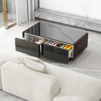 China Living Furniture Modern Coffee Table with Frozen Drawer and Refrigerator 1295*705*460mm for sale