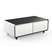 China Mini Smart Refrigerator Coffee Table Fridge with Wireless Charging and Cooling System for sale