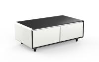 China 2024 Adjustable Smart Coffee Table with Music Player and Stainless Steel Construction for sale