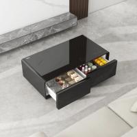 China 70L Capacity Metal Material Smart Coffee Table Refrigerator Cabinet for Home Living Room for sale