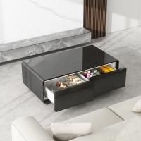 China 70L Capacity Metal Material Smart Coffee Table Refrigerator Cabinet for Home Living Room for sale