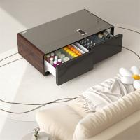 China Smart Coffee Table Fridge Modern Living Room Furniture with Refrigerated Wine Cabinet for sale
