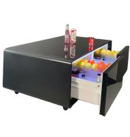 China Modern Tempered Glass Coffee Table With Fridge Drawers For Living Room Home Furniture for sale