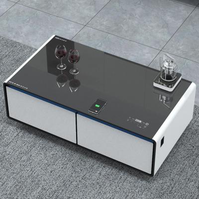 China Smart Wireless Charging Function Primst Coffee Table Refrigerator for Home Furniture for sale