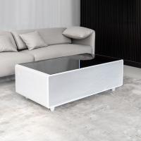 China 2024 Living Room Furniture Smart Coffee Table with Wireless Charging and Touch Screen for sale