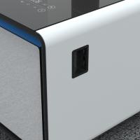 China Home Table Furniture with 135L Fridge Capacity and USB Ports Primst Smart Fridge Table for sale