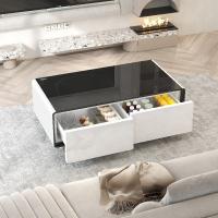 China Multifunctional Mini Refrigerator Table with Interactive Touch Screen and Metal Frame for sale