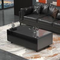 China Living Room Furniture Coffee Table with Speakers Fridge and Wireless Charging Function for sale