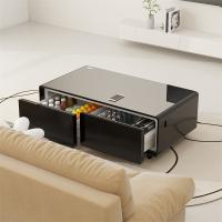China Temperature Adjustable Living Room Furniture Smart Coffee Table with Wireless Charging for sale