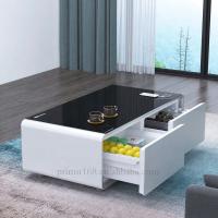 China Living Room Furniture Modern Smart Refrigerator Sofa with Dual Speakers and USB Chargers for sale