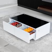 China Smart Living Room Furniture Coffee Table with Built-in Speaker and Wireless Charging for sale