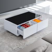 China Smart Living Room Furniture Coffee Table with Built-in Speaker and Wireless Charging for sale