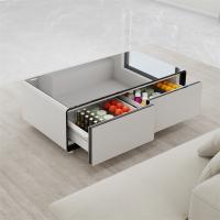 China Elegant Home Furniture Multifunctional Coffee Table with Smart Furniture Refrigerator for sale