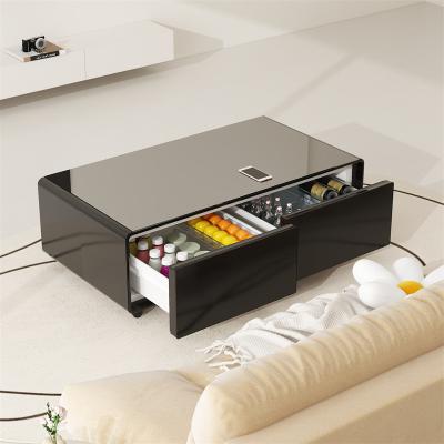 China Convenient and Practical Primst Modern Smart Coffee Table with Built-in Refrigerator for sale