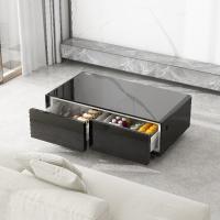 China Home Furniture Smart Coffee Table with Mini Fridge Wireless Charging and Music Player for sale