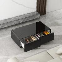 China Home Furniture Smart Coffee Table with Mini Fridge Wireless Charging and Music Player for sale