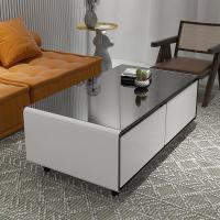 China Living Room Furniture Waterproof Smart Coffee Table with Wireless Charging and Music Speaker for sale