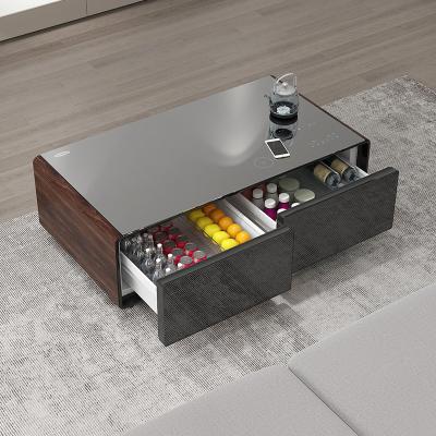 China Enhance Your Living Room with this Coffee Table Built-in Music Player and USB Charging for sale