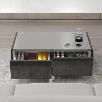China end Foldable Coffee Table with Touch Screen and Refrigerator Main Material Iron Glass for sale