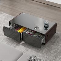 China Modern Electric Double Door Refrigerator Smart Coffee Table for Living Room Furniture for sale