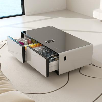 China Multifunctional Refrigerator Coffee Table Luxury Touch Screen for Modern Living Room for sale