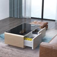 China 110v Smart Coffee Table for 2024 Summer Dedicated Design and Double Door Refrigerator for sale