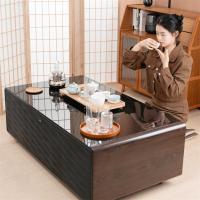 China USB Charging Double Door Smart Coffee Table Refrigerator for Bedroom and Living Room Furniture for sale