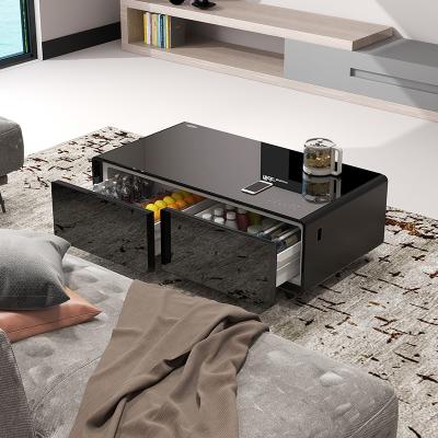 China 2024 Multifunctional Refrigerated Drawer Coffee Table for Modern Living Room Furniture for sale