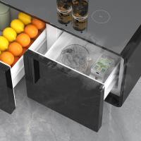 China 1055*585*460mm Household Ice Bar Coffee Table Fridge with Wireless Charger and 220V for sale