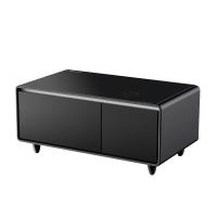 China Smart Coffee Table with 93L Drawer Refrigerator Wireless Charging and USB Charging Port for sale