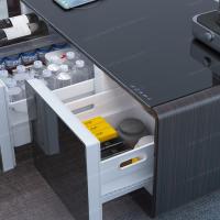 China Modern Design PRIMST Smart Coffee Table with Built-in Beer Beverage Refrigerator for sale