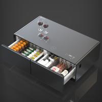 China Home Living Room Smart Furniture Music Coffee Table with Built-in Wine Cooler Drawer for sale