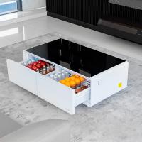 China 2024 USB Charging Port Smart Touch Screen Cooler Drawer Refrigerator for Home Furniture for sale