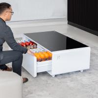 China 2024 USB Charging Port Smart Touch Screen Cooler Drawer Refrigerator for Home Furniture for sale