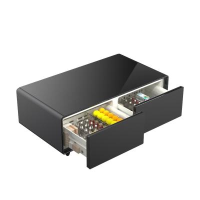 China Function Multi-purpose Mini Bar Table with Compact Built-in Fridge and Music Speaker for sale