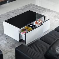 China Mini Wine Cooler Cabinet Refrigerator 93L 36 Bottles Black Steel Electronic Drawers for sale