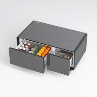 China App-Controlled Music Player Luxury Coffee Tables with Wireless Charging and Mini Fridge for sale