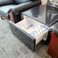 China Smart Living Room Furniture Mini Side Table with Speaker Wireless Charger Fridge for sale