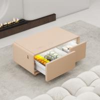 China 90L Colored Smart Furniture with Multifunctional Wireless USB Charger and Mini Fridge for sale