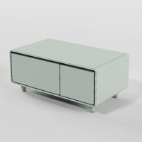 China Modern Smart Coffee Table with Refrigerator Drawers and Wireless Charging Custom Color for sale