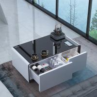 China Living Room Furniture Modern Metal Carton Smart Coffee Table for Living Furniture 75W for sale