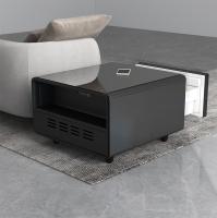 China Smart Coffee Table Red Wine Cooler Refrigerator with 3D Printing Glass Door Furniture for sale