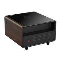 China Smart Coffee Table Red Wine Cooler Refrigerator with 3D Printing Glass Door Furniture for sale