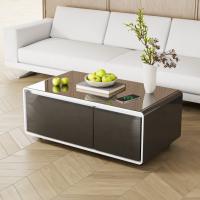 China 2024 Modern Smart Coffee Table with Wireless Charging and Direct Cooling Refrigeration for sale
