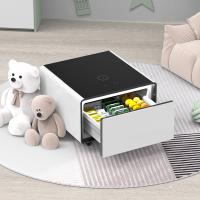 China Home Living Room Multi-functional Coffee Table with Wireless Charging and App-Controlled for sale