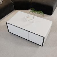 China Hotel Function Smart Bedside Coffee Table with USB Wireless Charging and Modern Fridge for sale