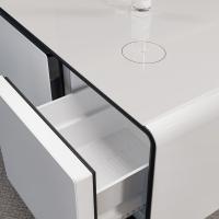 China Hotel Function Smart Bedside Coffee Table with USB Wireless Charging and Modern Fridge for sale